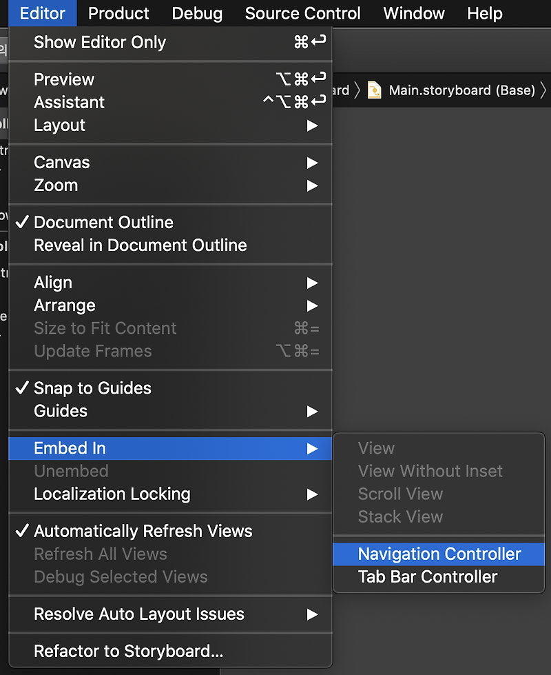 [Swift] UINavigationController 사용하기