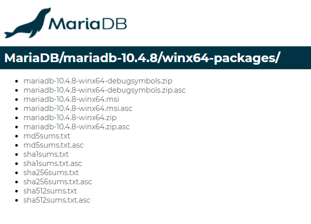 윈도우10에 MariaDB 설치하기