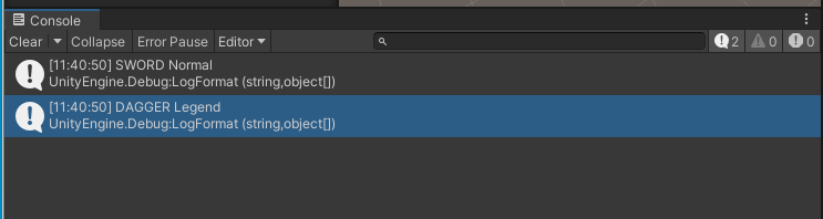 Enum , List , Foreach 연습하기