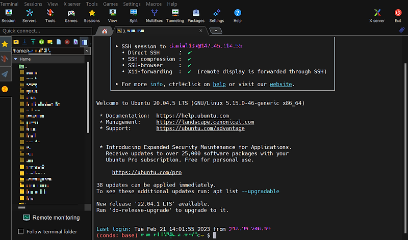 [Linux] MobaXterm SSH Tunneling 터널링 사용하기