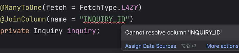 [IntelliJ] JPA 사용시 Cannot resolve column' 오류 해결하기 — Jakezo.dev