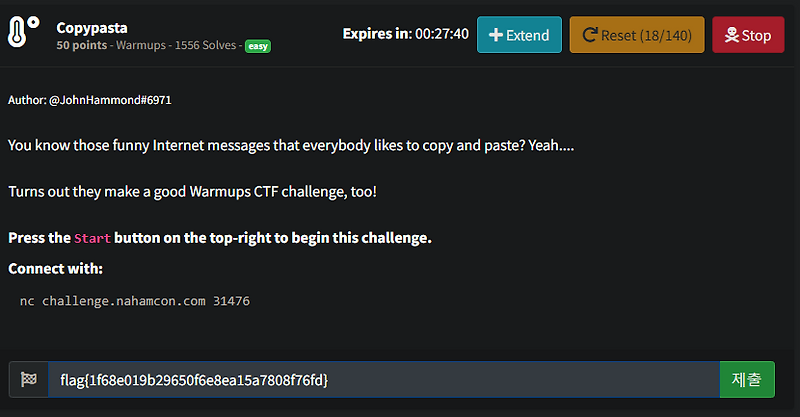 WRITEUP) NahamCon CTF 2024. Copypasta