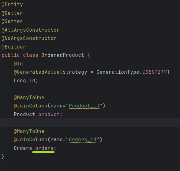 [Error] 연관관계 매핑 실수 에러 - mappedBy reference an unknown target entity property: ... in ...