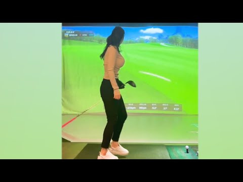KLPGA 프로 이푸름 미녀골퍼의 환상적인 백스윙탑포지션!!