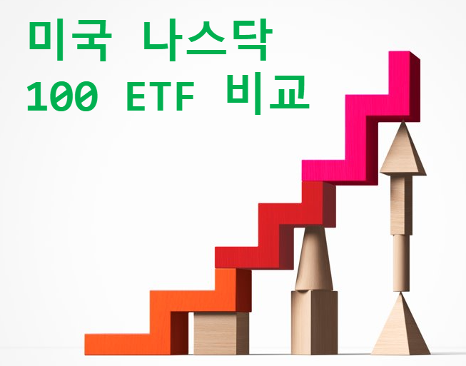 미국나스닥100 ETF 비교 (개인연금,퇴직연금,IRP 에서 투자)