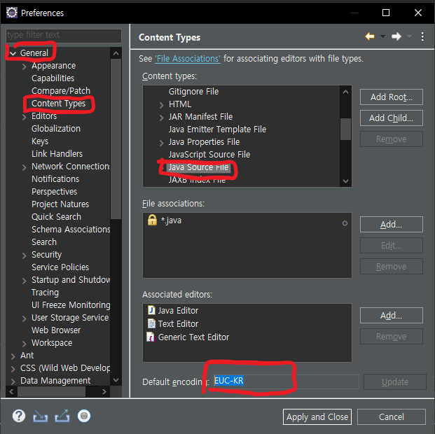 [Eclipse] 이클립스 한글 깨짐 복구,해결 (UTF-8,EUC-KR,MS949)