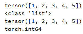 1. Tensor 생성