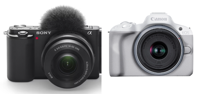 캐논 EOS R50 vs 소니 ZV-E10 철저한 비교