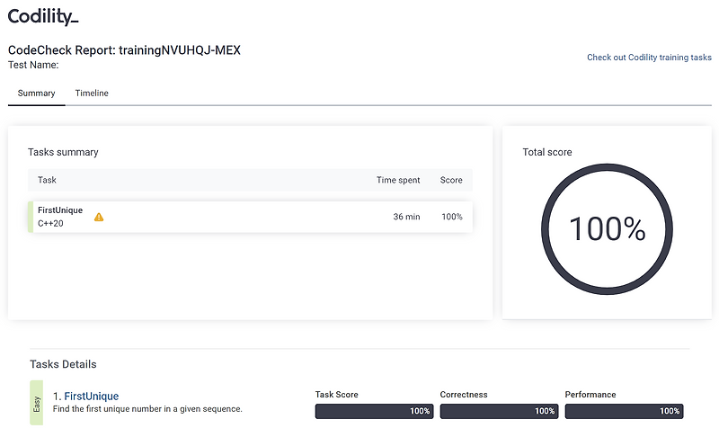 [Codility] FirstUnique