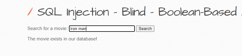 SQL injection - blind (Boolean-Based)