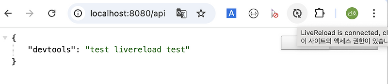 Spring boot devtools