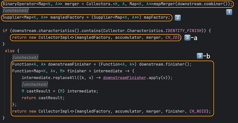 자바 Collector 구조 (feat. groupingBy() 사용법)