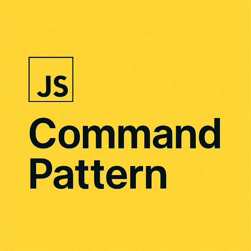 자바스크립트 Command Pattern — 정집사의 개발로그