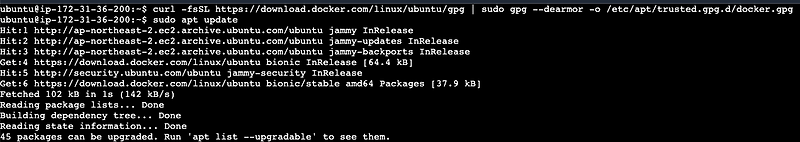 [Ubuntu] docker gpg key 에러