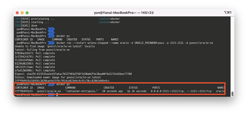 [M1 Mac] Docker & Oracle 설치 — SETENFORCE