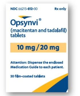 옵신비(Opsynvi) : macitanten/tadalafil - 새로운 폐동맥 고혈압 치료제