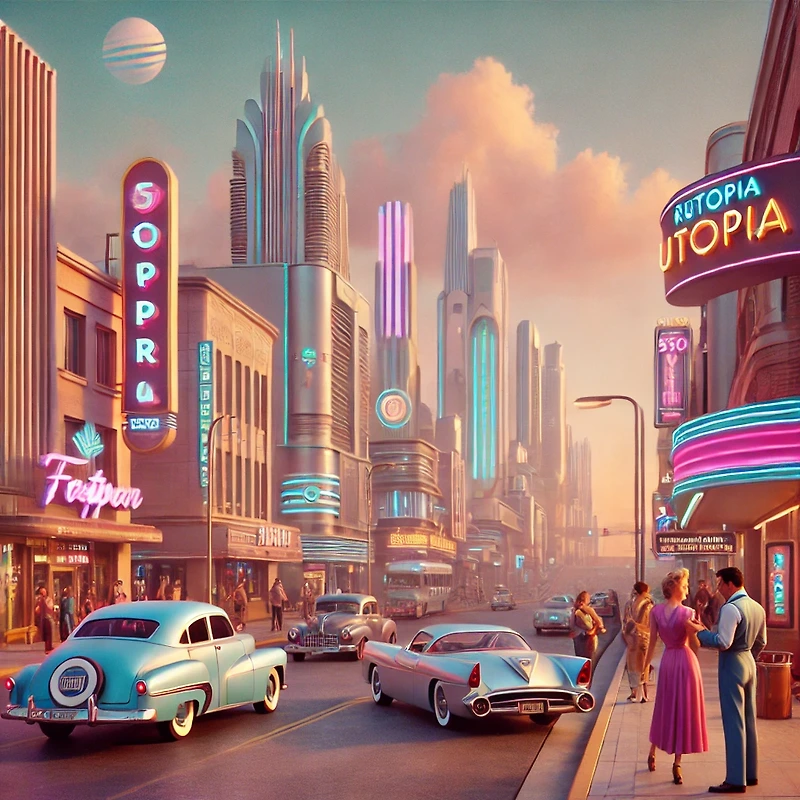 레트로피아: 과거의 향수와 현대적 감각이 공존하는 공간