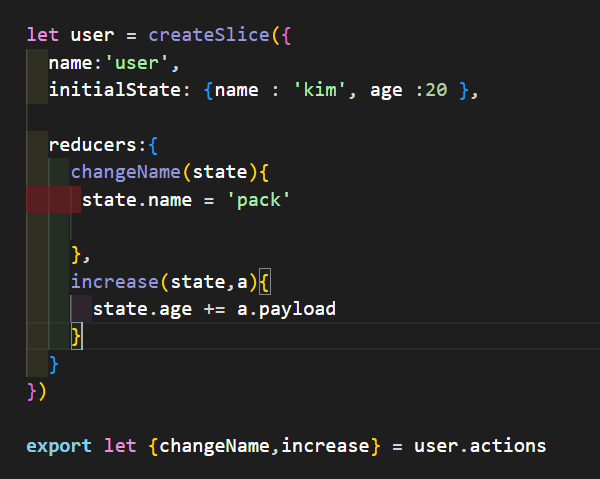 React : Redux store의 reducers 에서 ( ) 파라미터로 payload를 보내주자.