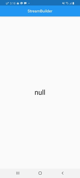 [Flutter] StreamBuilder Class