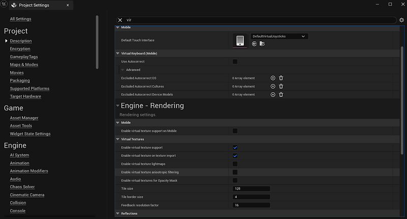 [ Unreal Engine 5 ] 텍스처 메모리 최적화 - Virtual Texturing