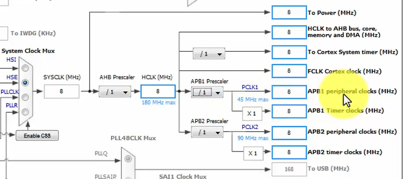 코딩탐사선 :: HSI / HSE - Clocks Programming