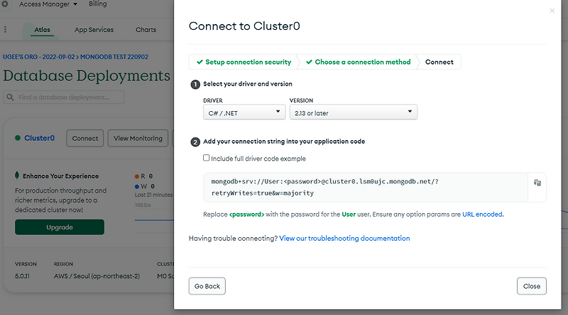 [Unity] MongoDB Cloud in Unity