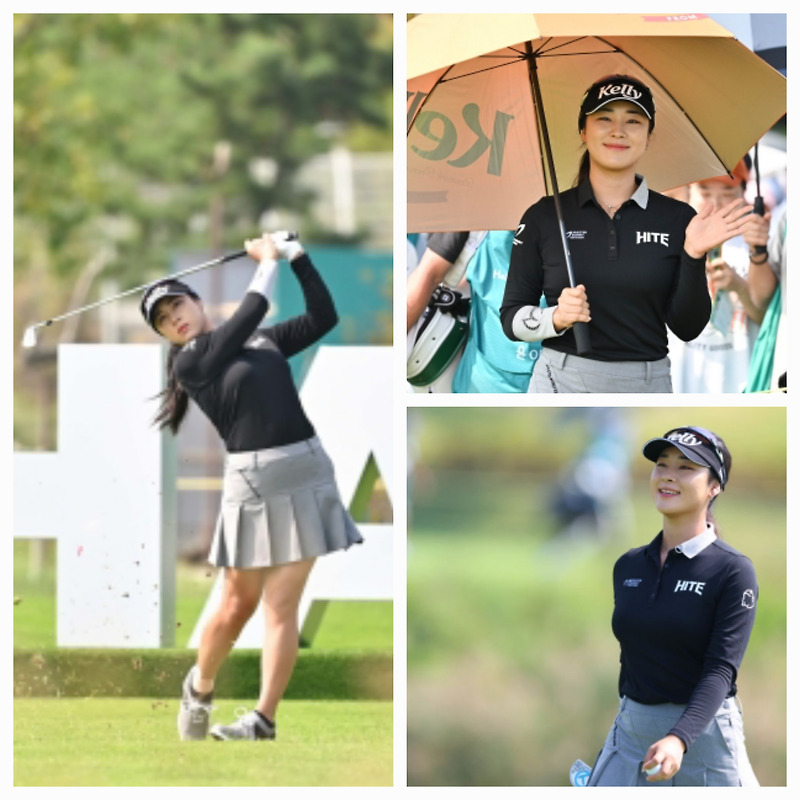 2024 KLPGA 투어 하나금융그룹 챔피언십 2라운드 단독 선두 윤이나