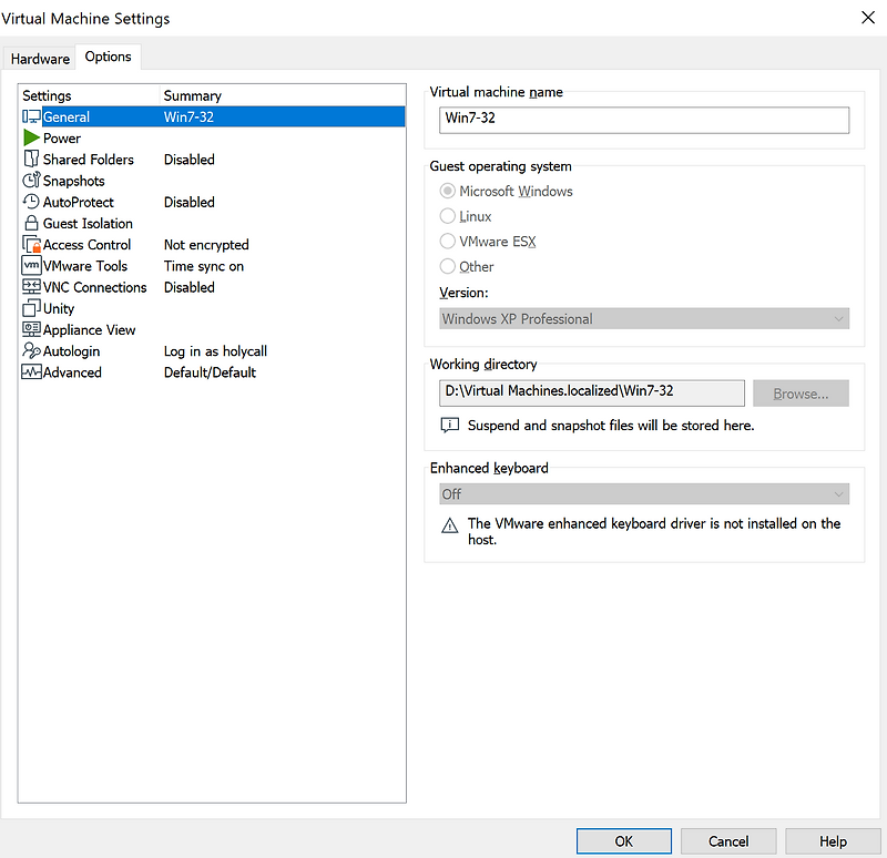 VMWare Windows 7 VM을 Stretch 해서 보는 방법 :: holycall