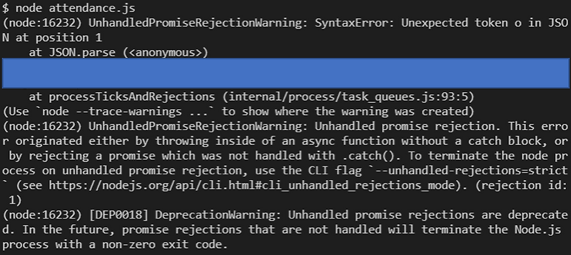 [JavaScript] "Unexpected token o in JSON at position 1" 에러 해결방법 :: 코딩 공부 일지