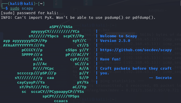 [SK shieldus Rookies 19기] 08 - Scapy를 이용한 3-Way Handshking