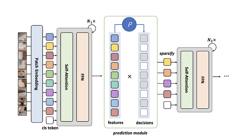 DynamicViT: Efficient Vision Transformers with Dynamic Token Sparsification