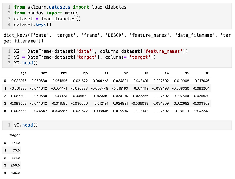 Scikit Learn의 기본 데이터셋 목록들 (sklearn.datasets)
