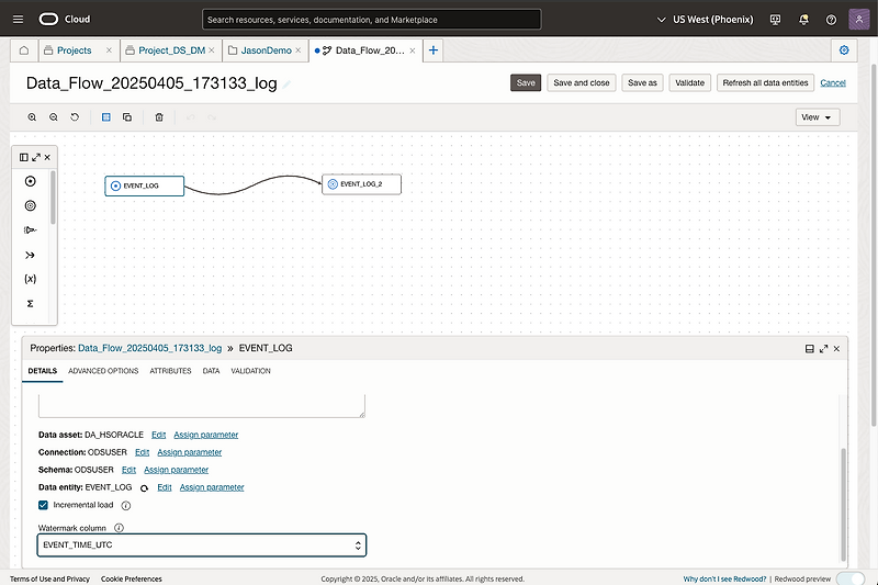 OCI Data Integration 활용 - Incremental Data Load 구성하기