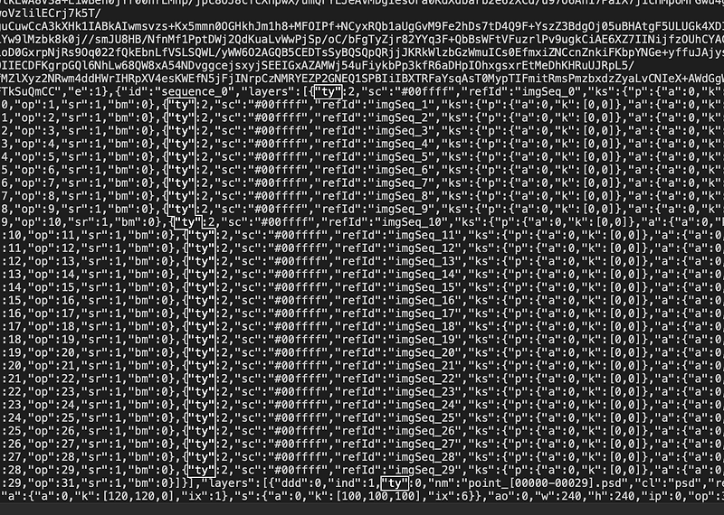 Swift ) lottie keyNotFound error - EEYatHo iOS