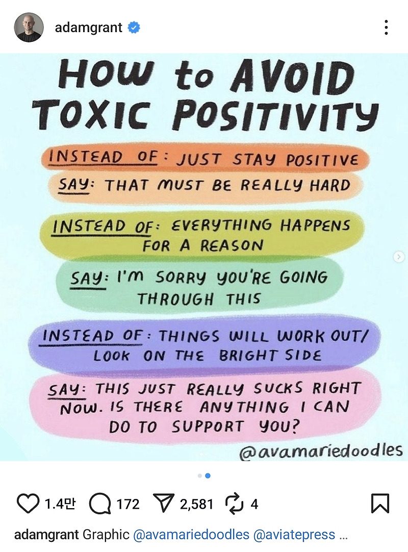how to avoid toxic positivity