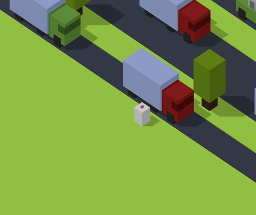 [해피CGI][cgimall] Crossy Road with three