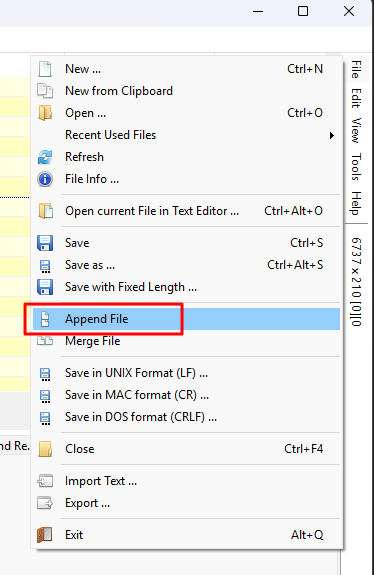 CSV 파일 편집 및 합치기 무료 프로그램 - CSVed 사용법