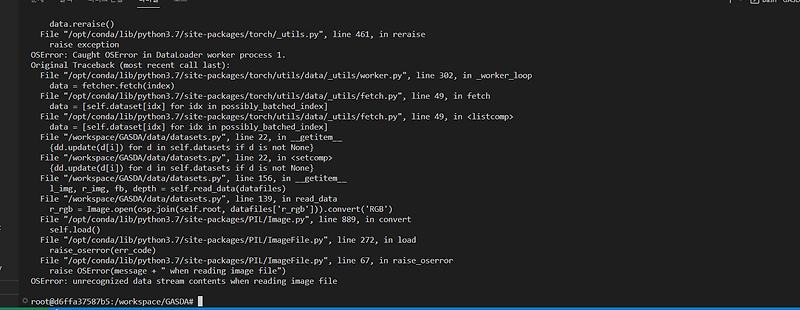 OSError: unrecognized data stream contents when reading image file