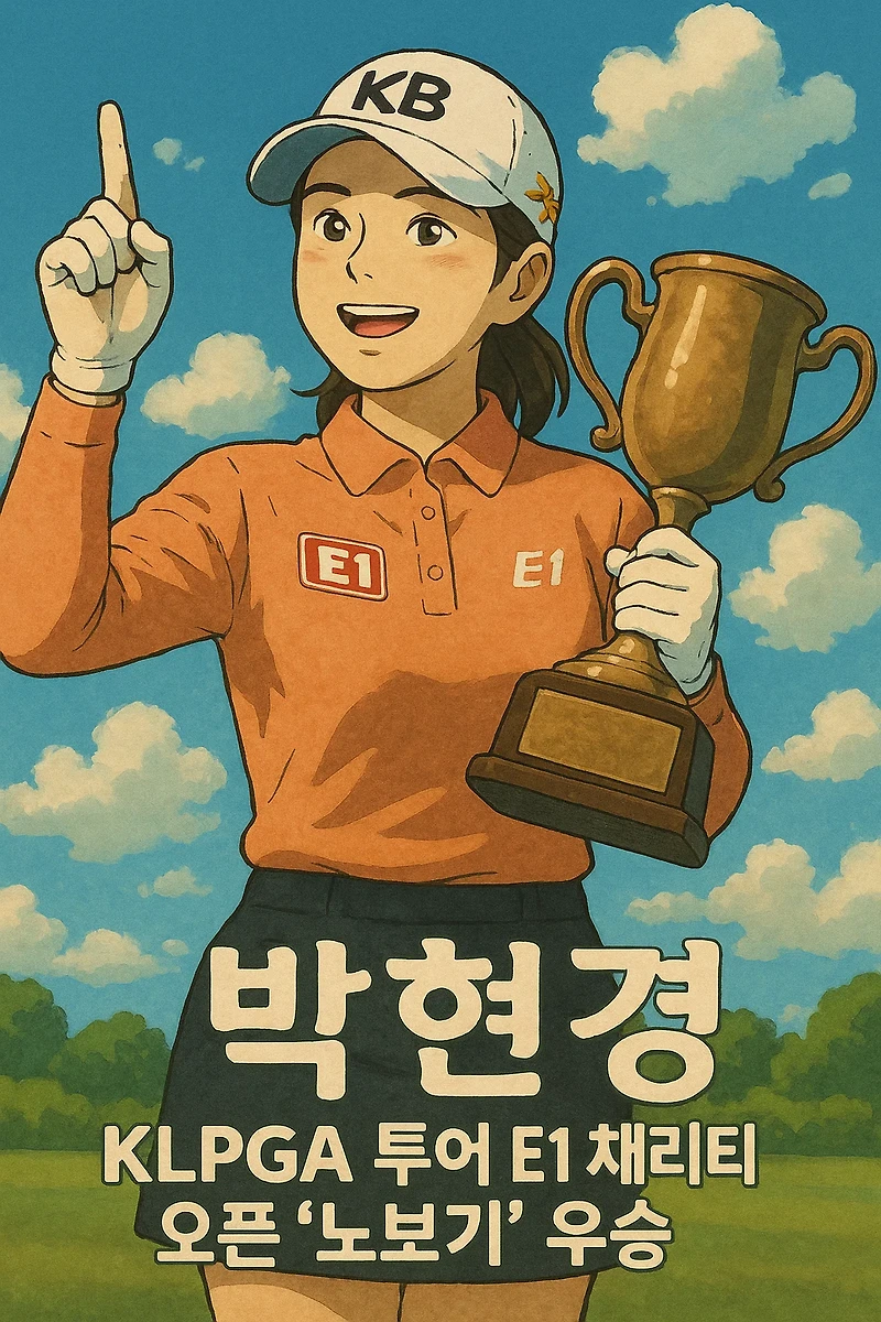 박현경, KLPGA 투어 E1 채리티 오픈 ‘노보기’ 우승