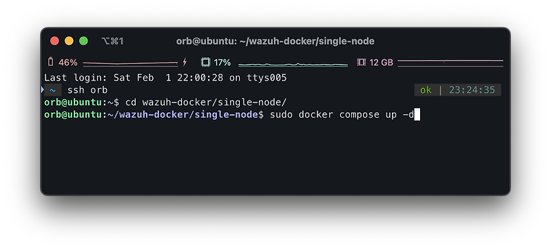 M2 Mac에서 AMD64 Docker 컨테이너 돌리기 Wazuh Docker on OrbStack