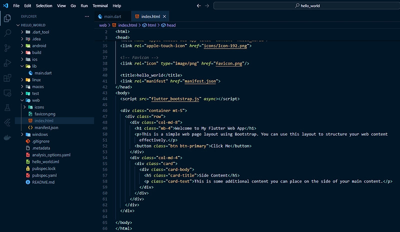 6. Bootstrap으로 UI 구성하기_Flutter, Bootstrap을 활용한 크로스 플랫폼 웹 개발