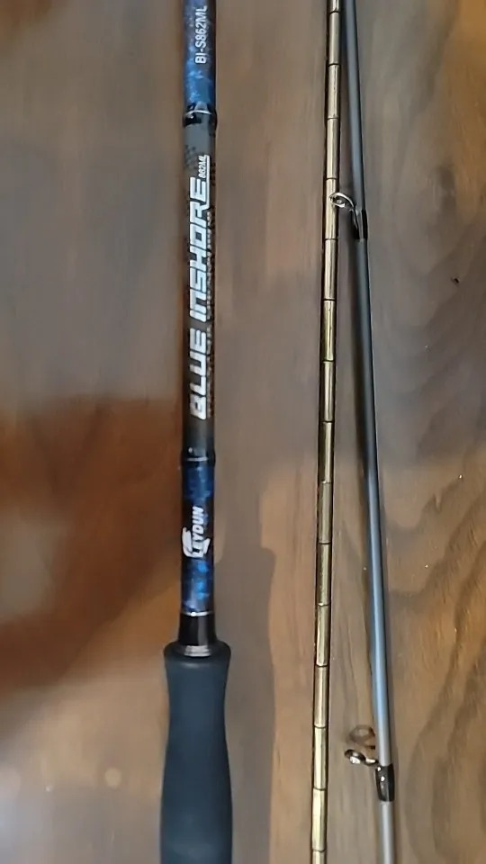 알리 1,000건 이상 구매된 블루 인쇼어 낚싯대 – 바닷물 낚시의 새로운 기준