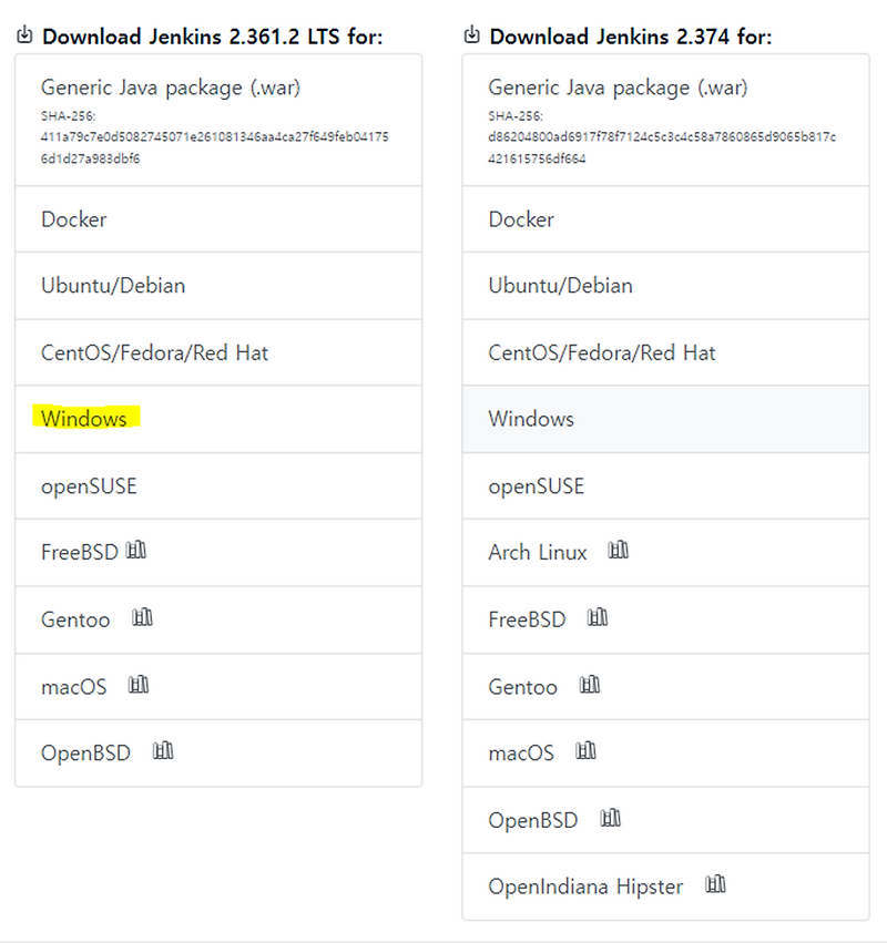 window10 + svn + Jenkins (3) - 젠킨스 설치