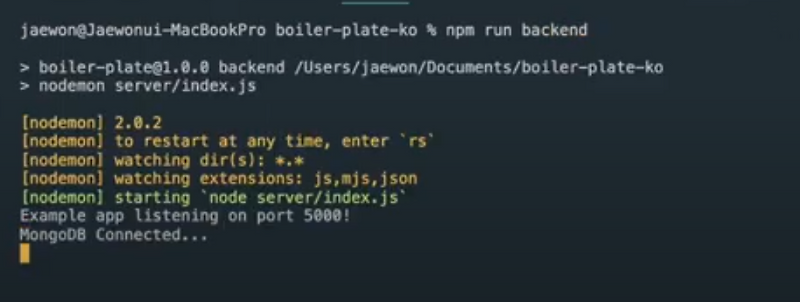 nodemon) Error: Cannot find module 'C:\Users\...\Documents\boiler-plate\index.js'