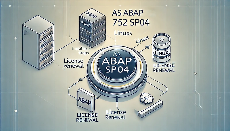 SAPABAP : Installing AS ABAP 752 SP04 on Linux 5단계 - 라이선스 갱신