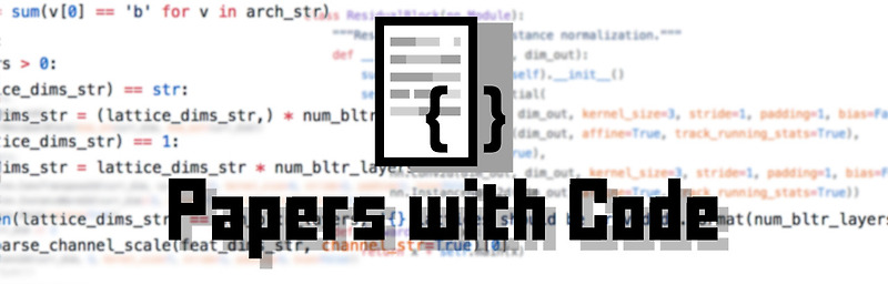 Be the only one, not the best one :: Papers with code. Sorted by stars ...