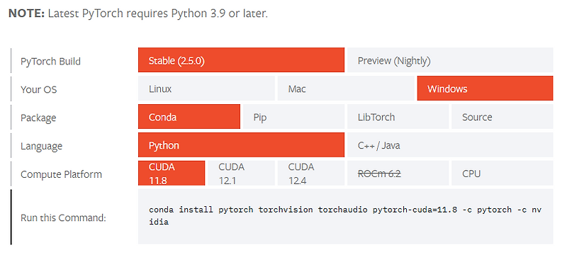 [GPU/Pytorch] CUDA, cuDNN 설정 후에 pytorch 및 transformers 설치 방법