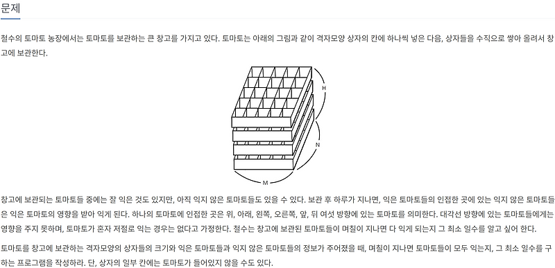 [백준] 7569 토마토 (python)