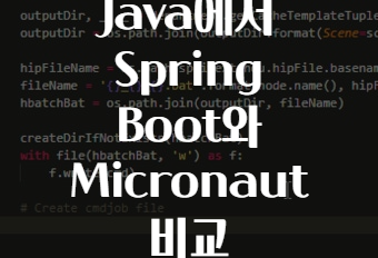 Java에서 Spring Boot와 Micronaut 비교