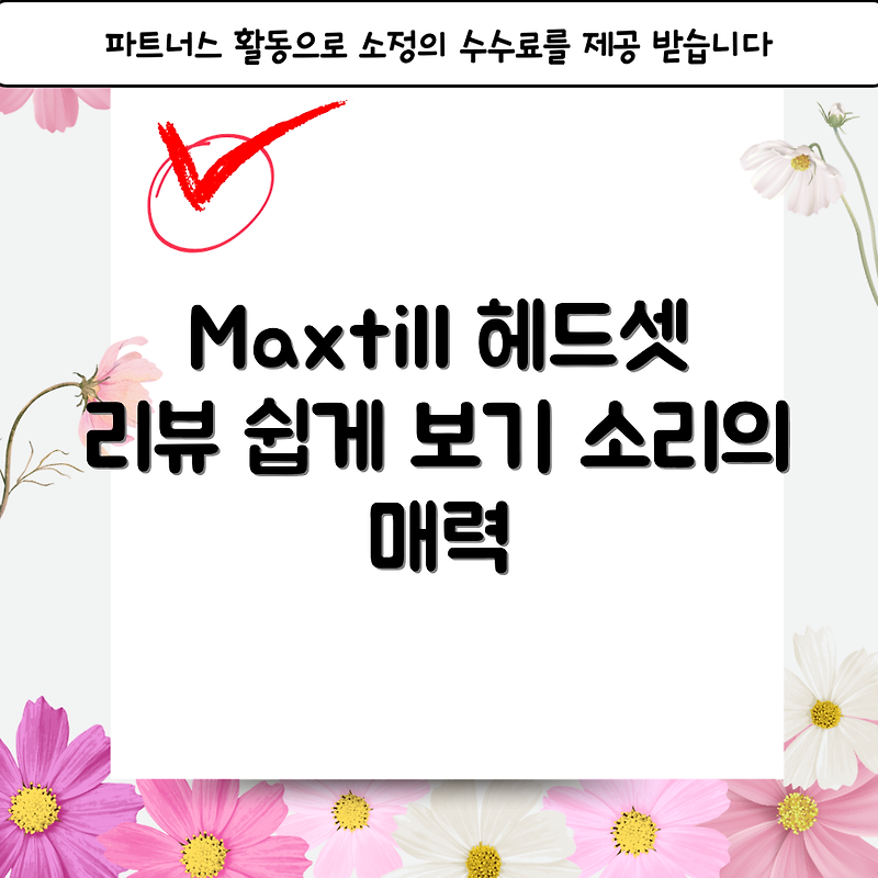 누구나 쉽게 즐기는 maxtill 헤드셋 리뷰